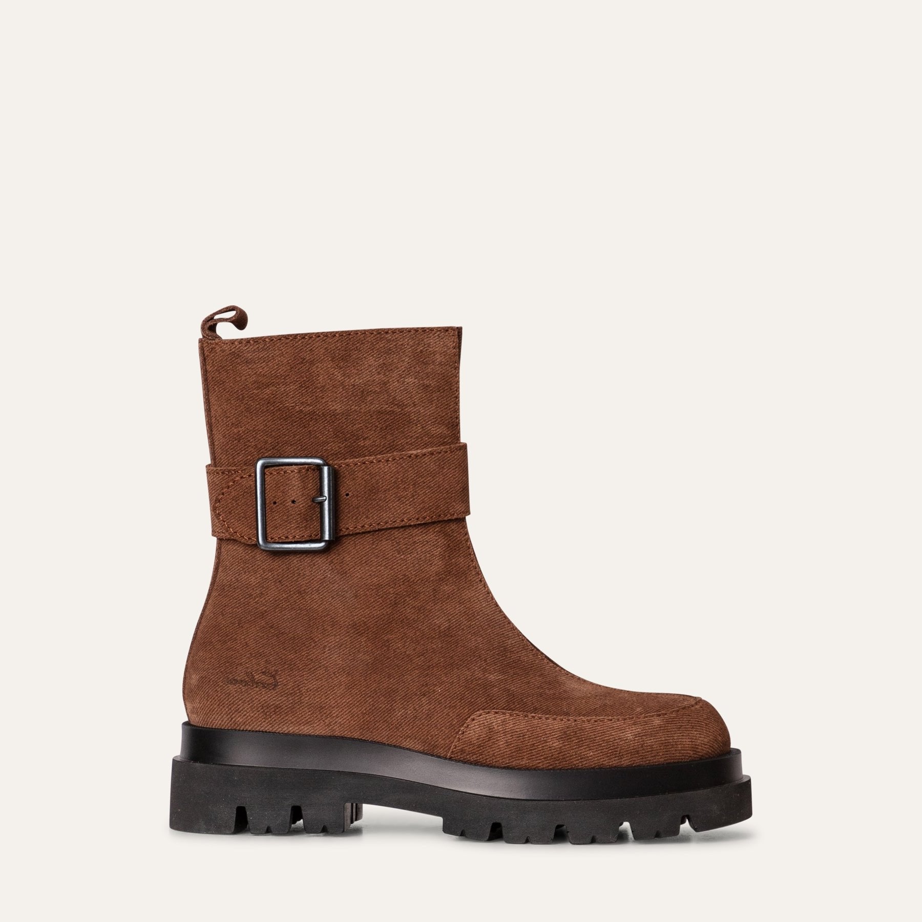 Calou Clogs | Cecile Brown suede boot